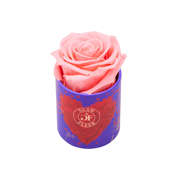 Light Pink Long Lasting Rose in Amore Uno Box - Glam Fleur®