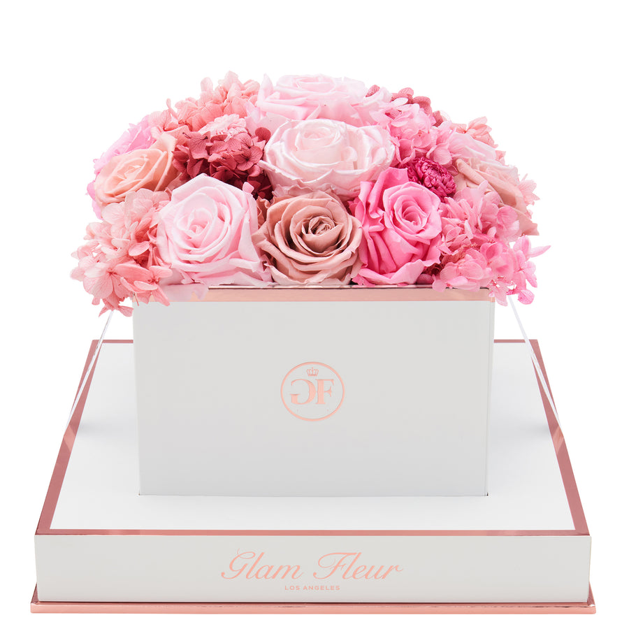 Preserved Roses and Hydrangea - Glam Fleur
