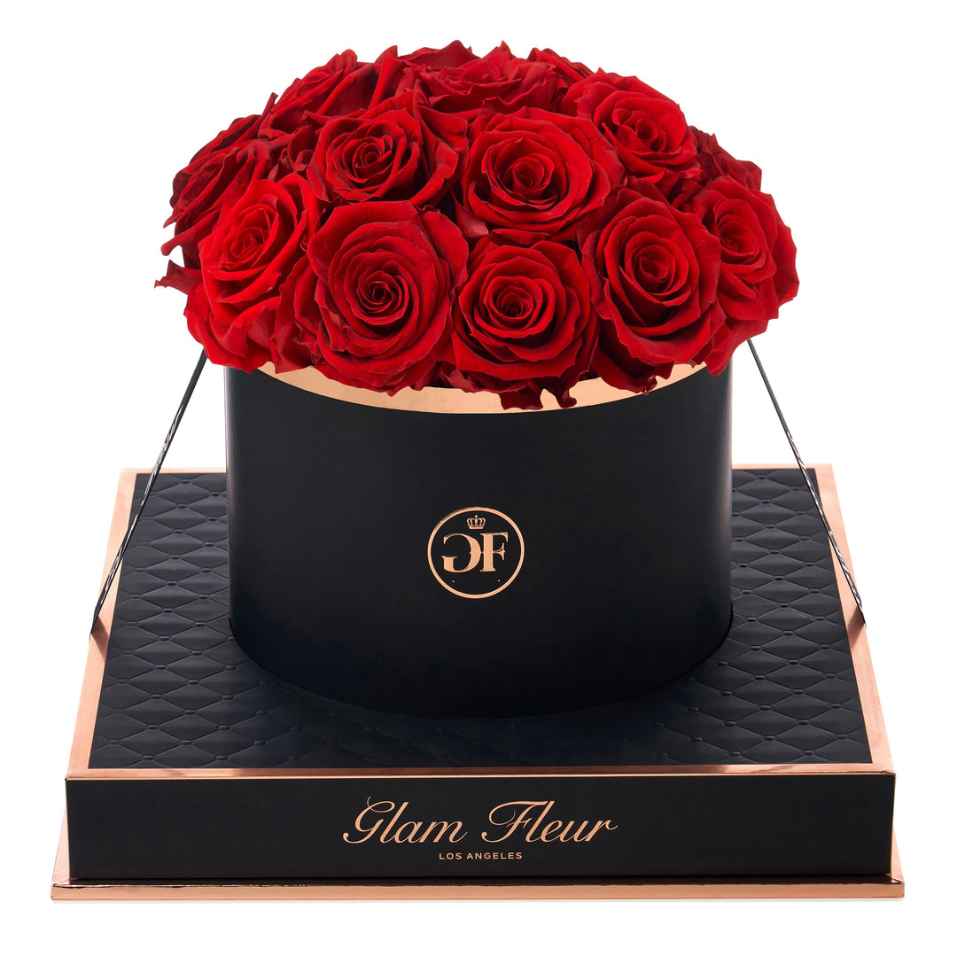 The Noir Collection Luxury Preserved Roses | Glam Fleur
