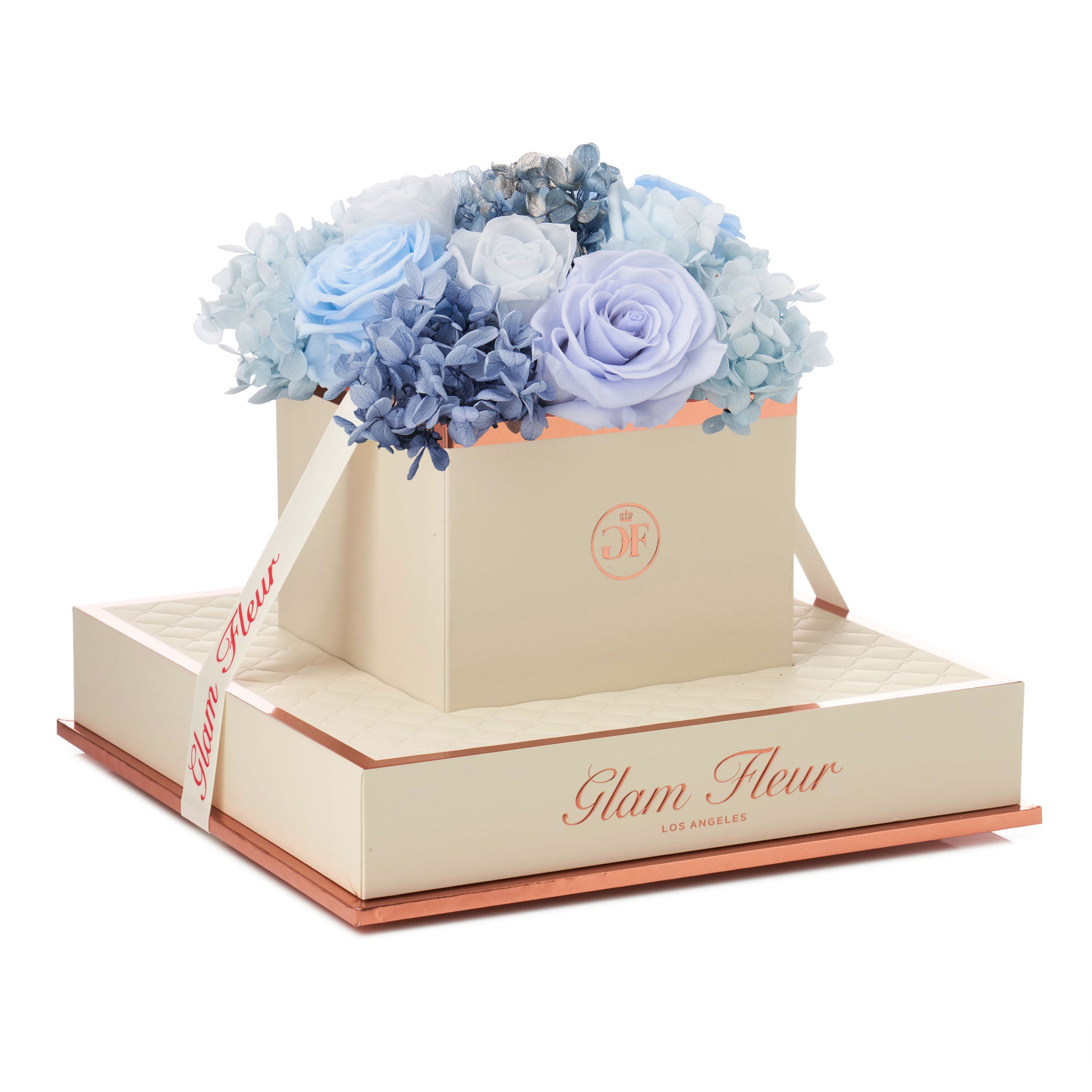 Montagé Chic Blue Lavender Fusion Preserved Rose - Glam Fleur