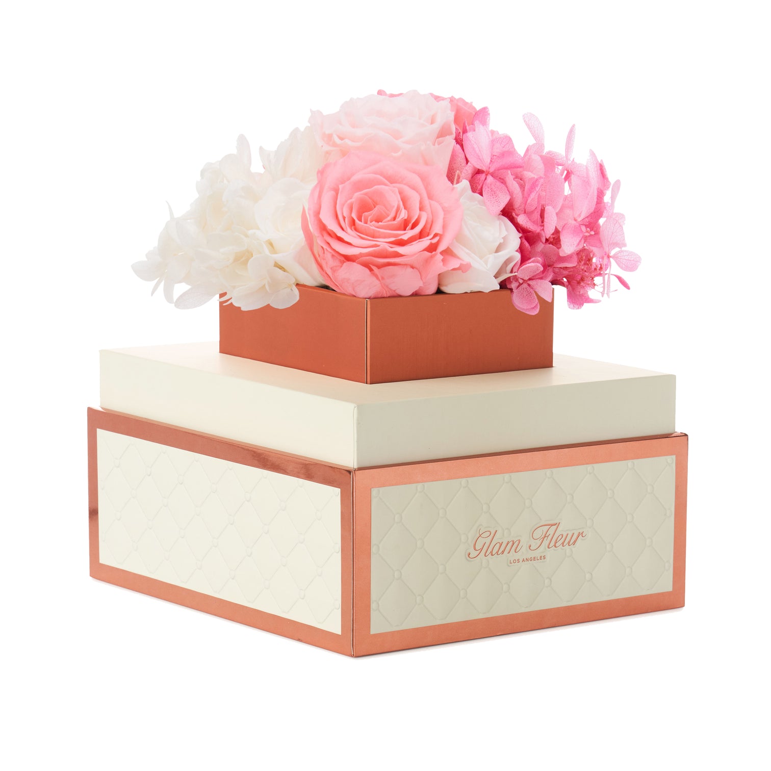 Preserved Roses and Hydrangea - Glam Fleur