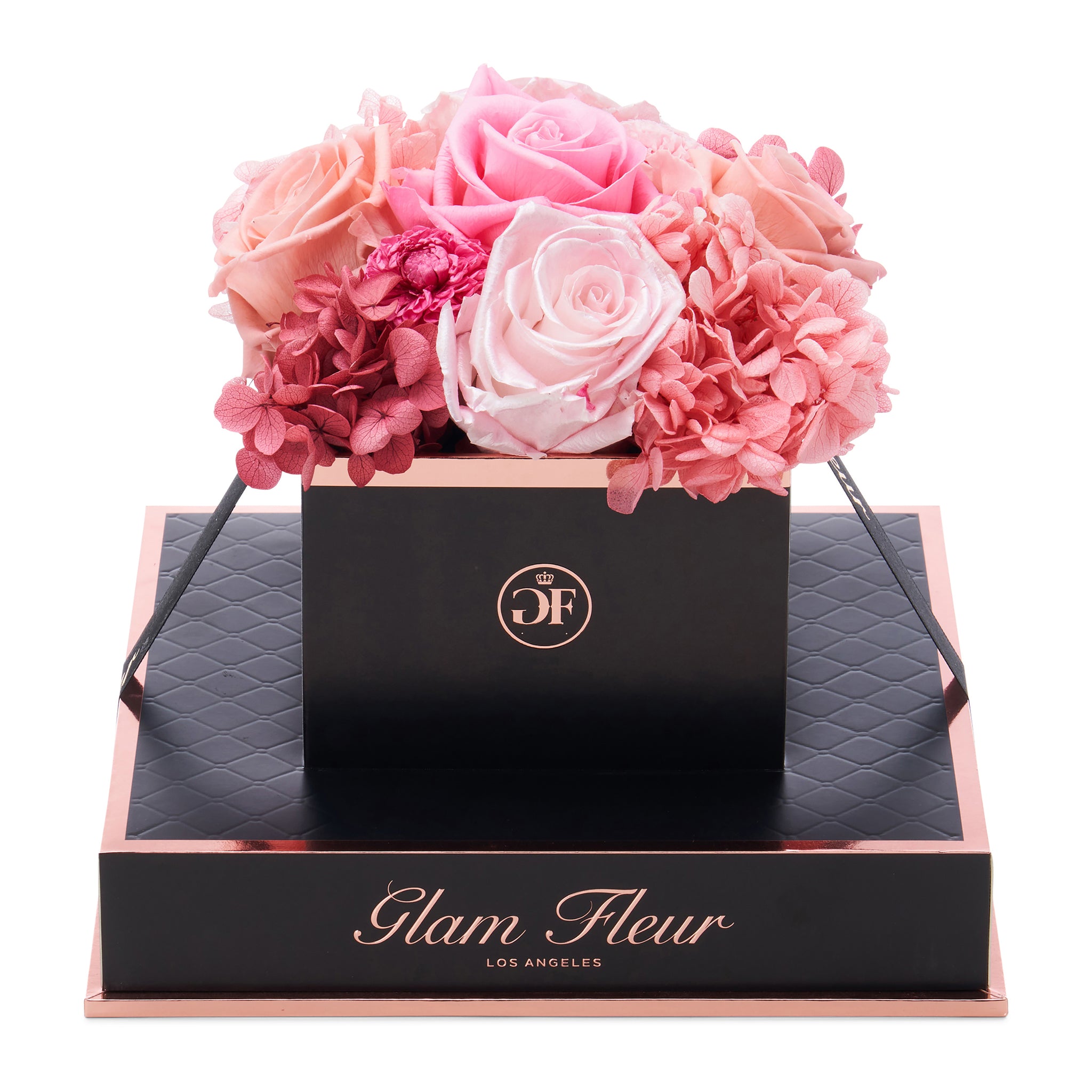 Chic Pink Fusion Preserved Rose - Glam Fleur