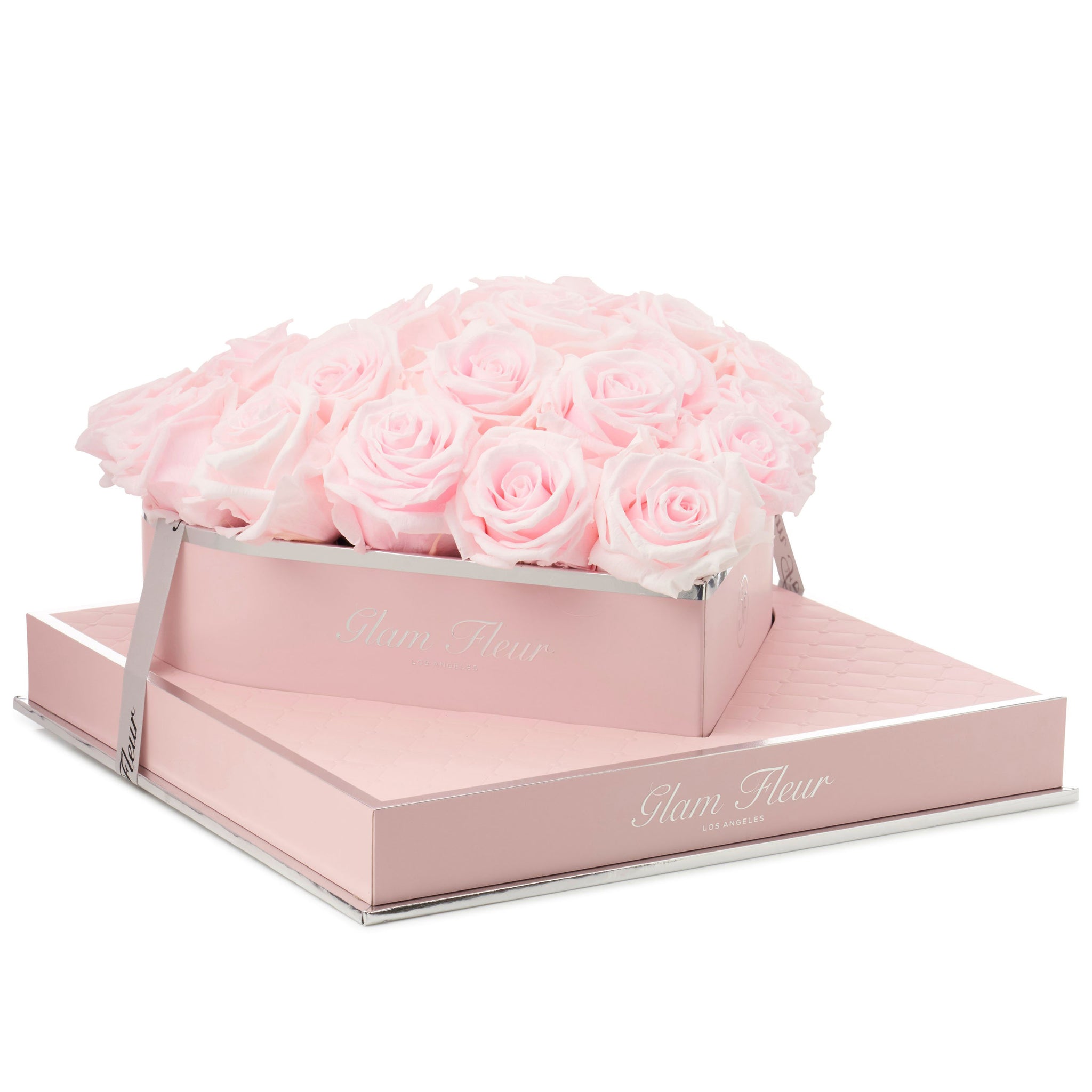 Rosé Heart Baby Pink Preserved Rose - Glam Fleur