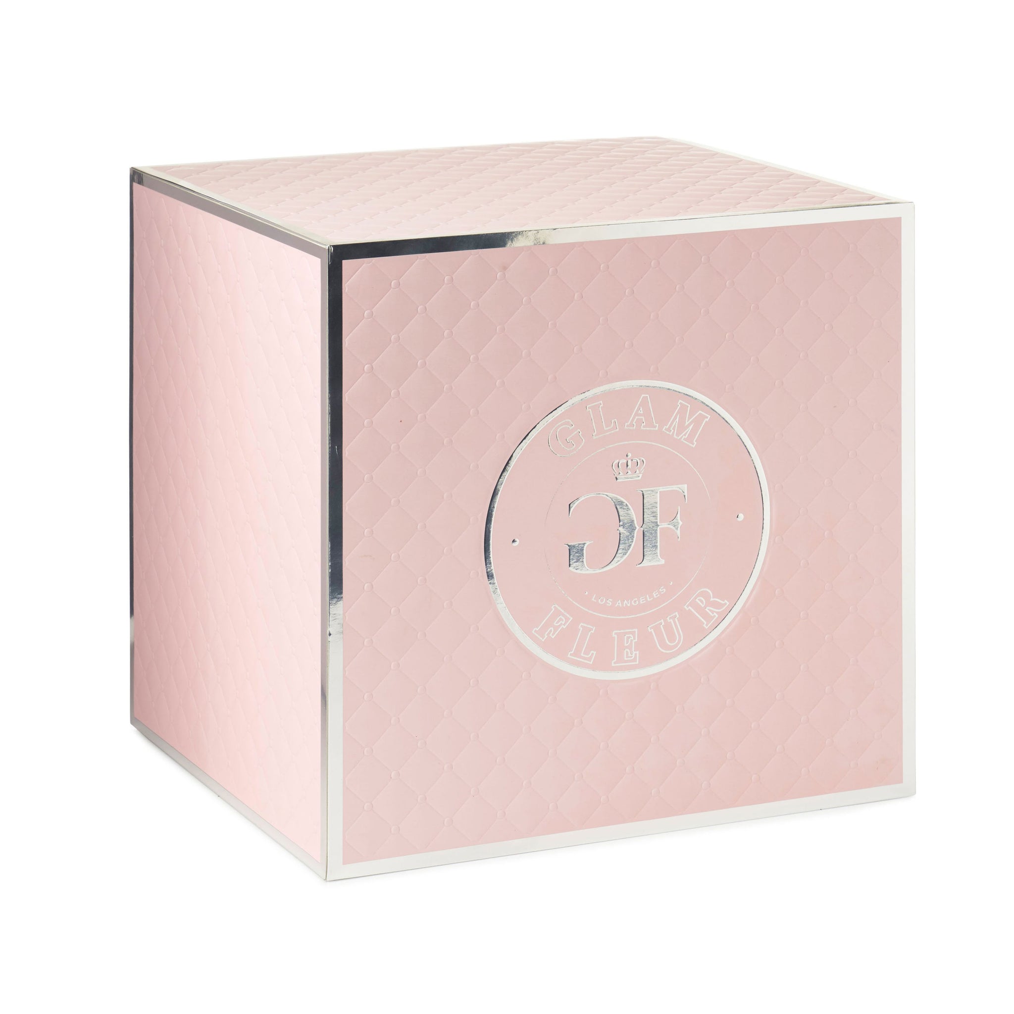 Rosé Square Baby Pink & Light Pink Preserved Rose - Glam Fleur