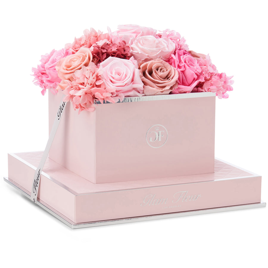Preserved Roses and Hydrangea - Glam Fleur