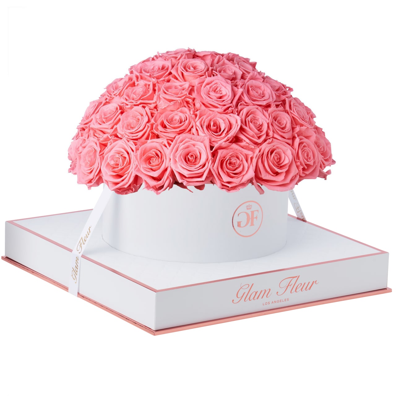 Light Pink Rose Arrangement That Lasts 1 Year | Glam Fleur®